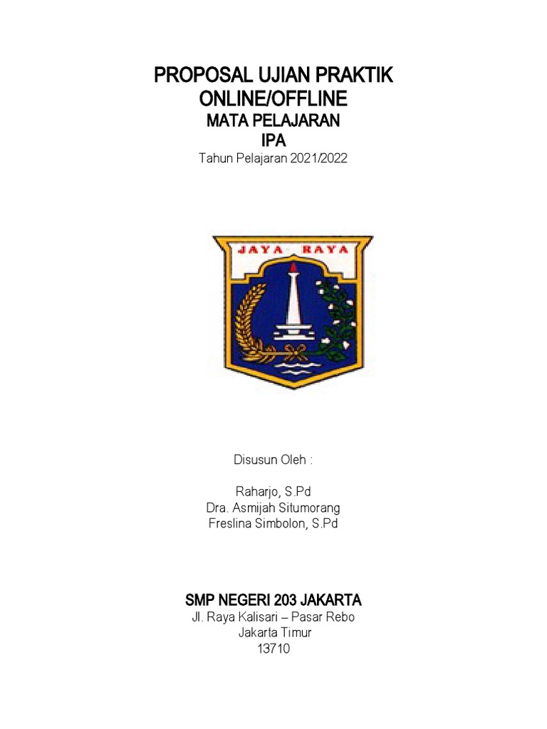 Proposal Ujian Praktik 21-22 | PDF