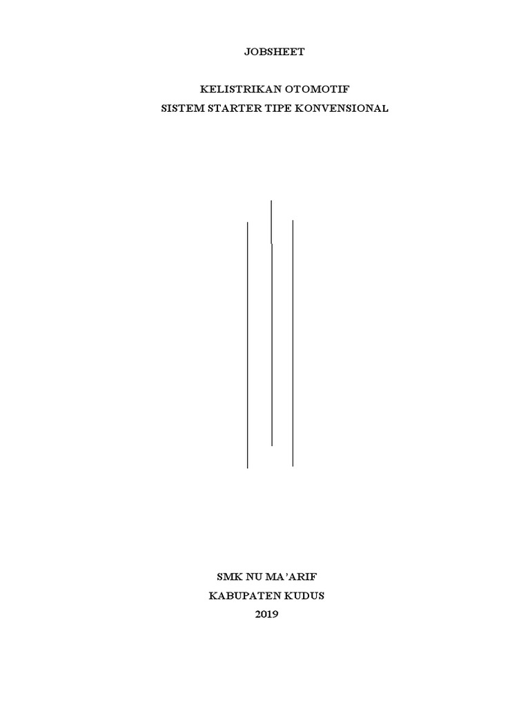 3.3 Jobsheet Sistem Starter | PDF | Teknologi & Rekayasa