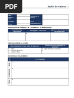 Esquema Sesion de Aprendizaje Aprendo en Casa | PDF