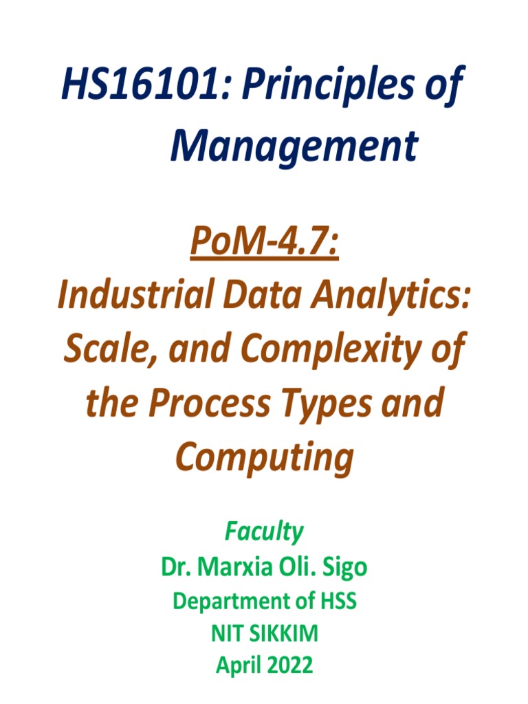 PoM-4.7 - IDA-Scale, Complexity, Computing, Process | PDF