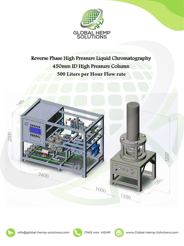 Reverse Phase High Pressure Liquid Chromatography 450mm ID High ...