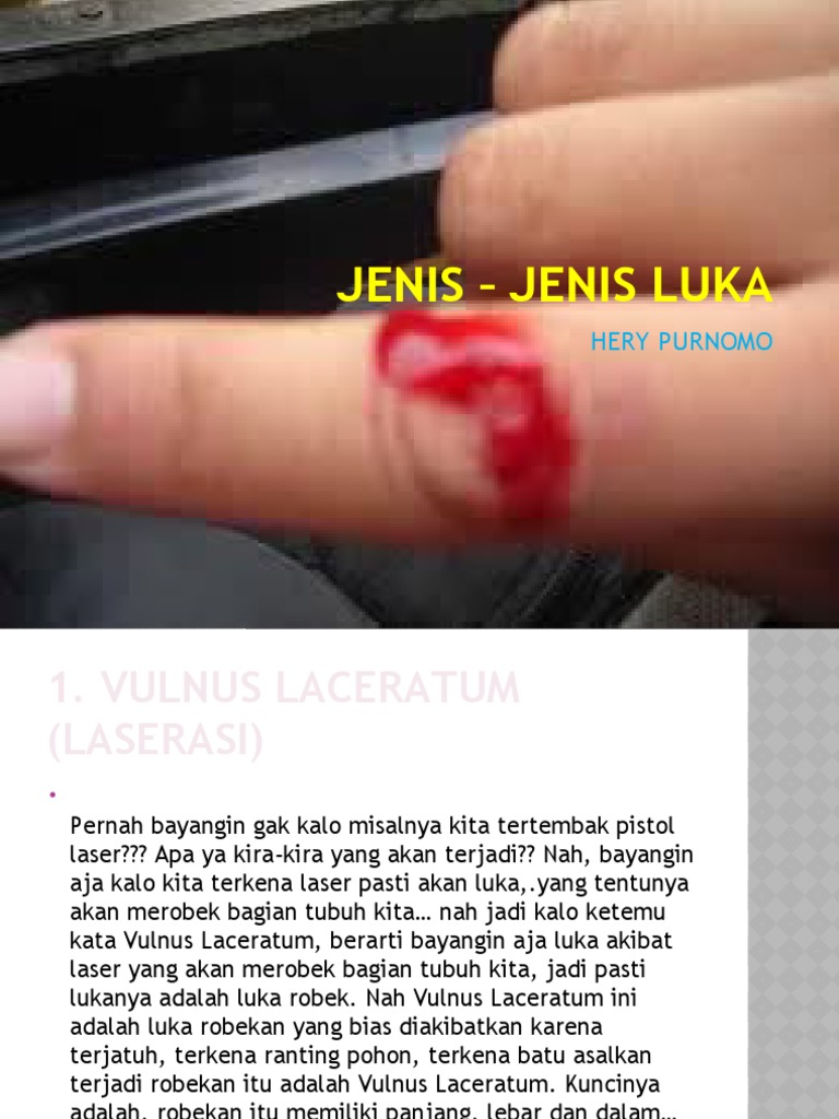 Jenis - Jenis Luka | PDF