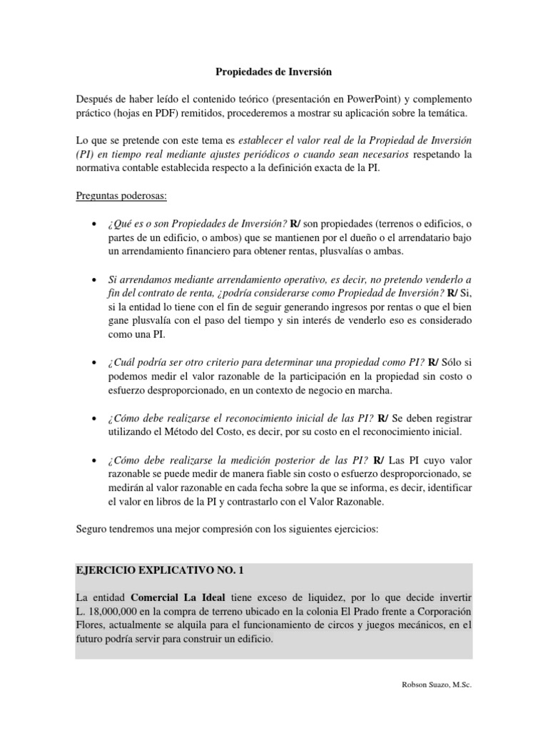 1i - Prop. de Inversión - Ejemplos Prácticos - Parte 1 3er Parcial ...