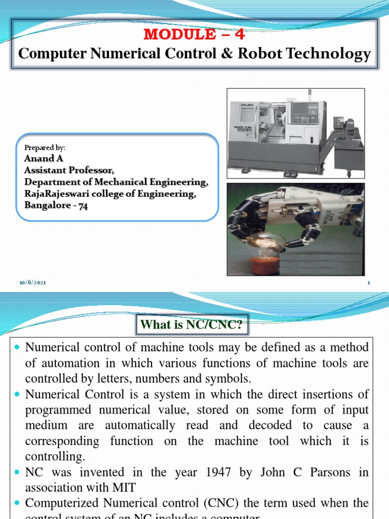 Module - 4 | PDF | Numerical Control | Computer Vision