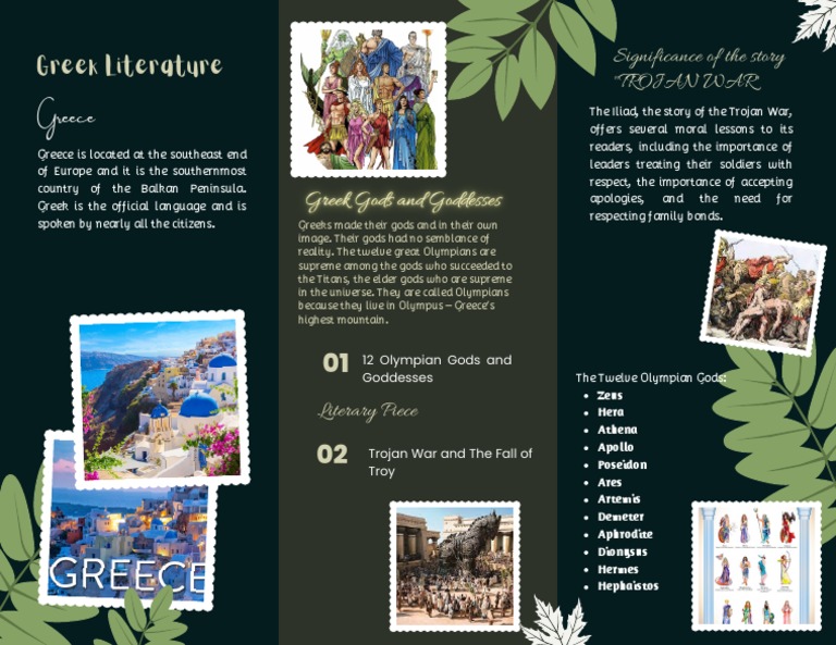 Greek Mythology & Literature Insights | PDF | Twelve Olympians | Greek ...