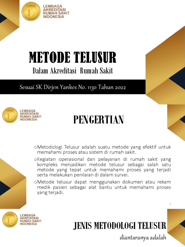 Metode - Telusur SK Dirjen 1130 Tahun 2022 | PDF