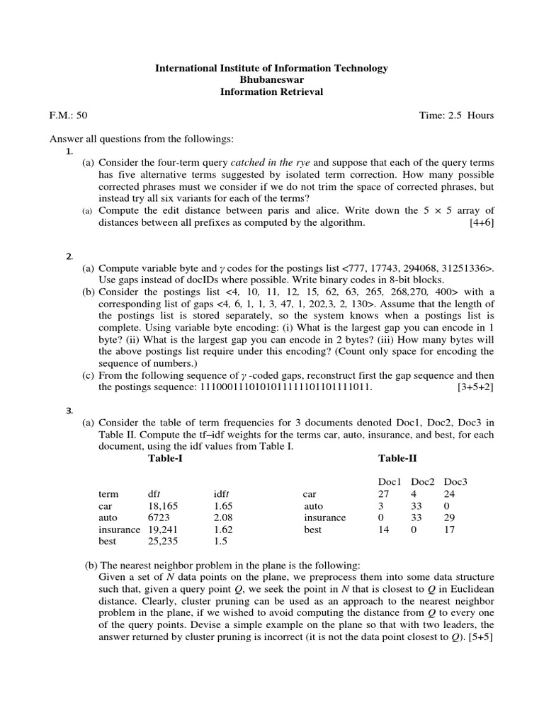 End Sem Paper | PDF | Computing | Computer Science