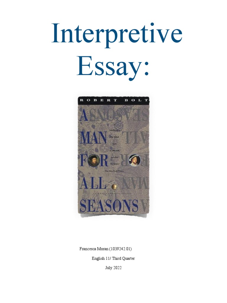 Analysis of "A Man for All Seasons" | PDF | Law | History