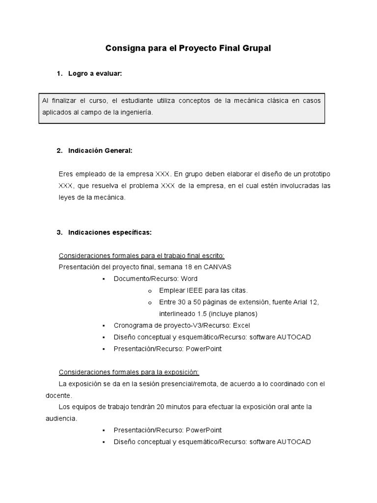 GC - T02L - ConsignaPROY - 22C1M | PDF | Sumario abstracto)