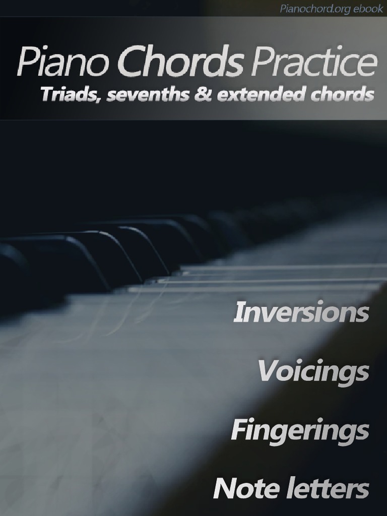 Piano Chords Practice | PDF | Chord (Music) | Music Theory