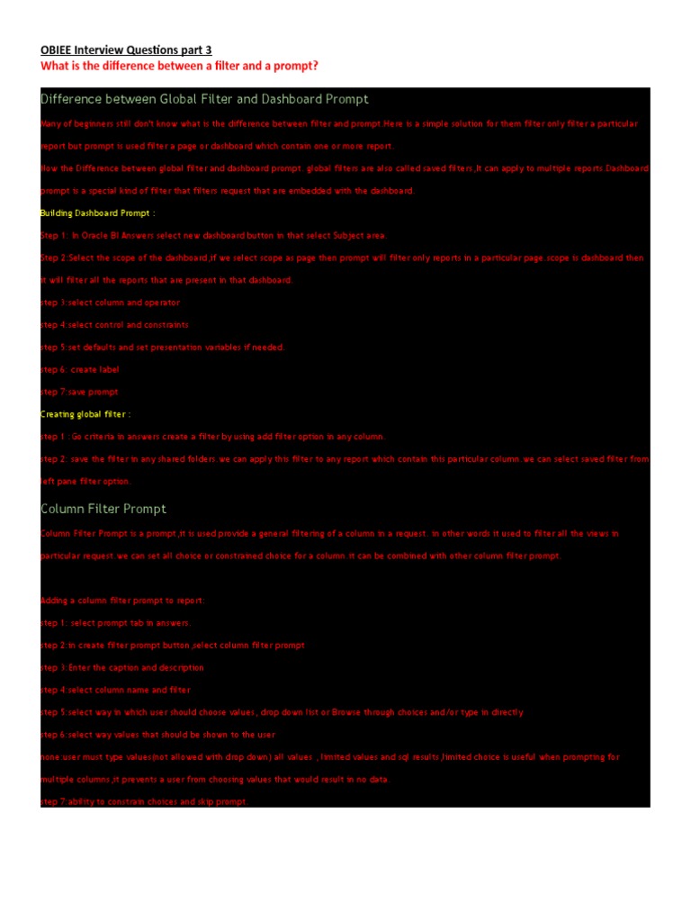 Creating a Master-Detail Report in Oracle Business Intelligence ...