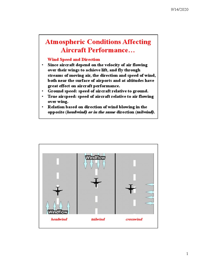Understanding How Atmospheric Conditions and Aircraft Characteristics ...