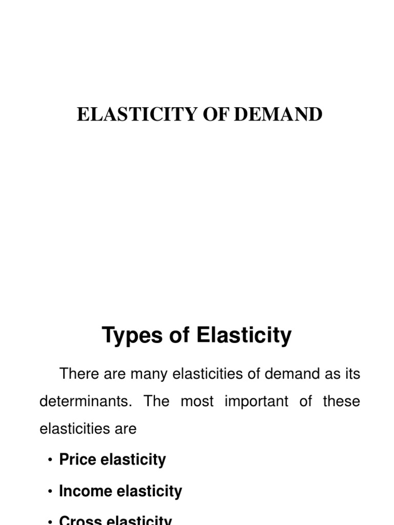 Understanding Demand Elasticity | PDF | Demand | Price Elasticity Of Demand