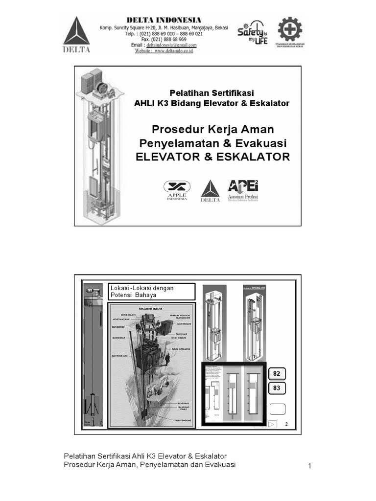 AK3E2 - 7 Prosedur Kerja Aman Penyelamatan & Evakuasi Ele Esk | PDF