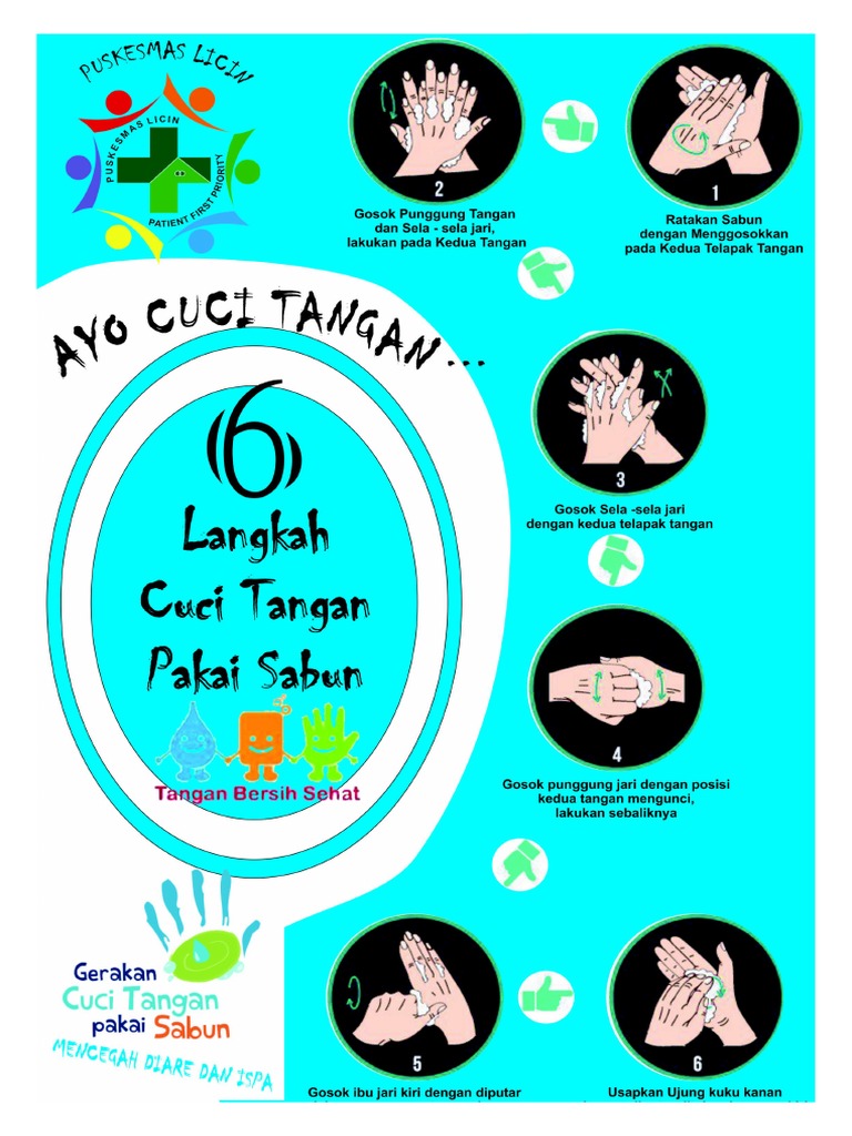 Stiker Cuci Tangan | PDF