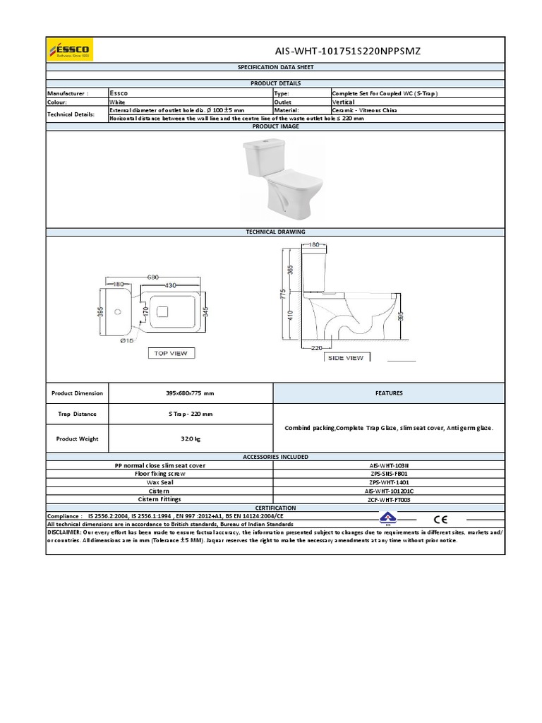 AIS-WHT-101751S220NPPSMZ Data Sheet | PDF