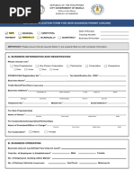 Business Permit Application With Checklist of Requirements Lipa | PDF ...