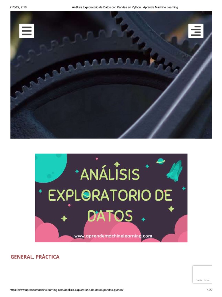 Análisis Exploratorio de Datos Con Pandas en Python | PDF