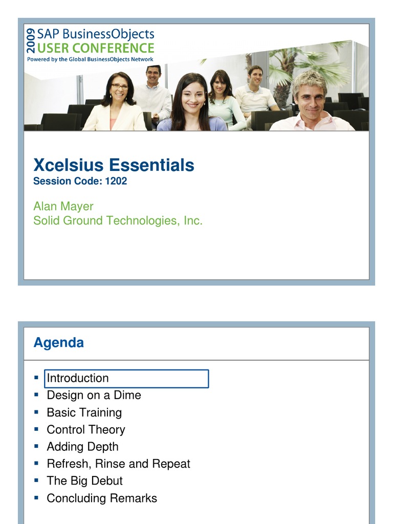Xcelsius Essentials | PDF | Business | Computers
