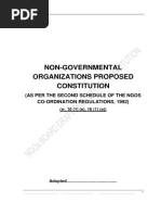 Sample Welfare Constitution Constitution | PDF | Committee | Government