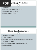 Dishwashing Liquid (Formula 1) | PDF
