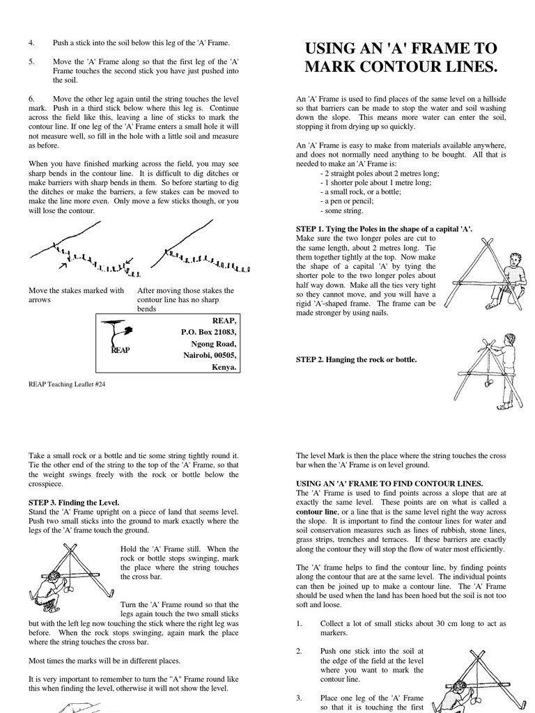 A Frame | PDF | Framing (Construction) | Soil