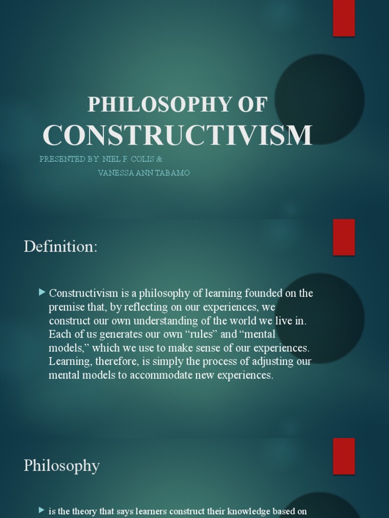 Philosophy Of: Constructivism | PDF | Constructivism (Philosophy Of ... Philosophy Of: Constructivism | PDF | Constructivism (Philosophy Of ...