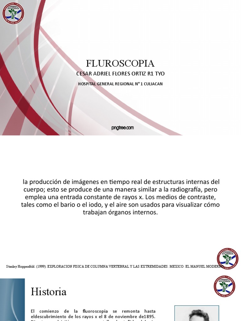 Historia y aplicaciones de la fluoroscopia | PDF | Especialidades ...