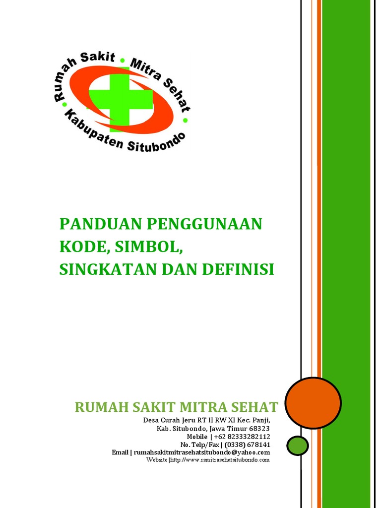Panduan Penggunaan Kode, Simbol, Singkatan Dan Definisi | PDF