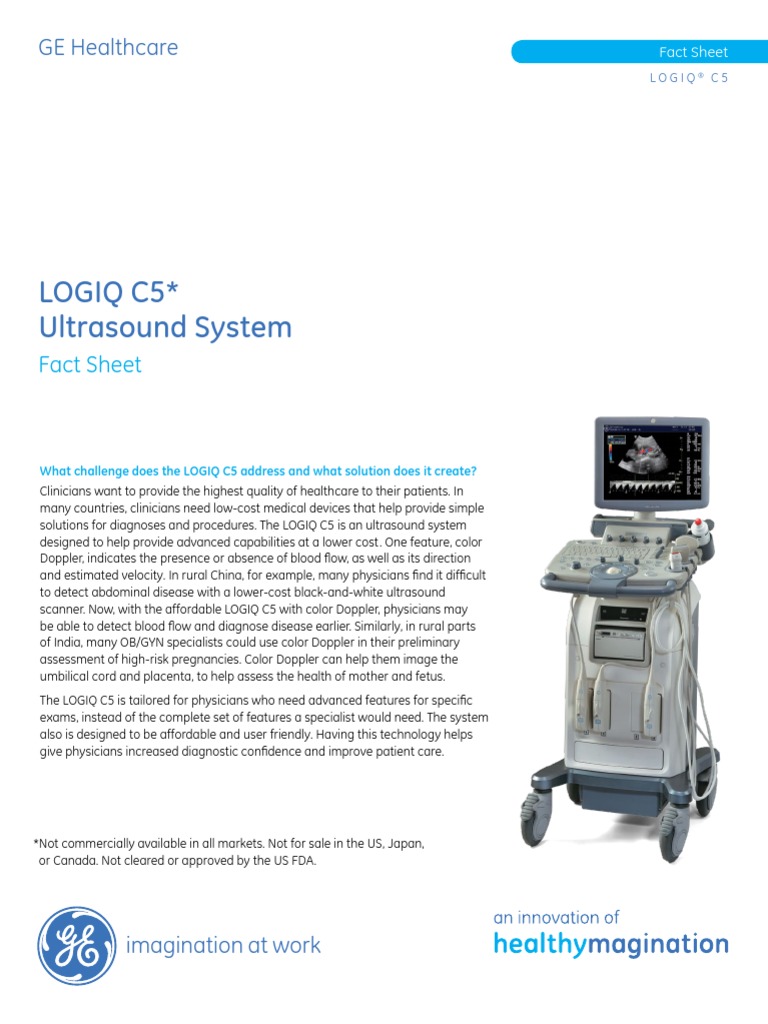 Logiq c5 Brochure | PDF | Medical Ultrasound | Medicine