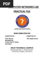 DCN LAB 6 | PDF | Network Topology | Computer Network