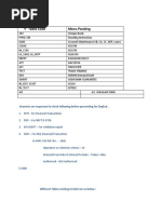 Finacle Menu.1400 Menus | PDF