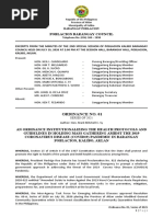 11-S-2020 Zero Open Defecation | PDF | Local Ordinance | Fine (Penalty)