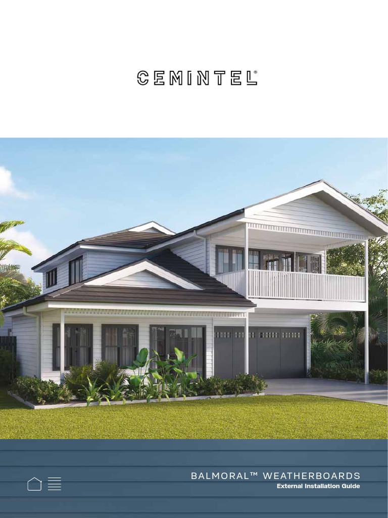 Cemintel Balmoral Installation Guide Web | PDF | Wall | Building ...
