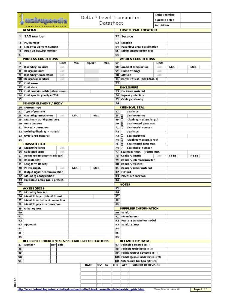 Delta P Transmitter Datasheet | PDF | Equipment | Manufactured Goods