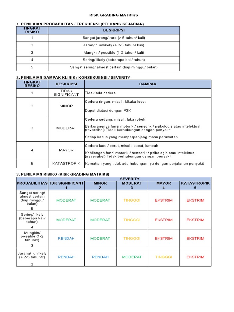 Register Risiko Admen | PDF