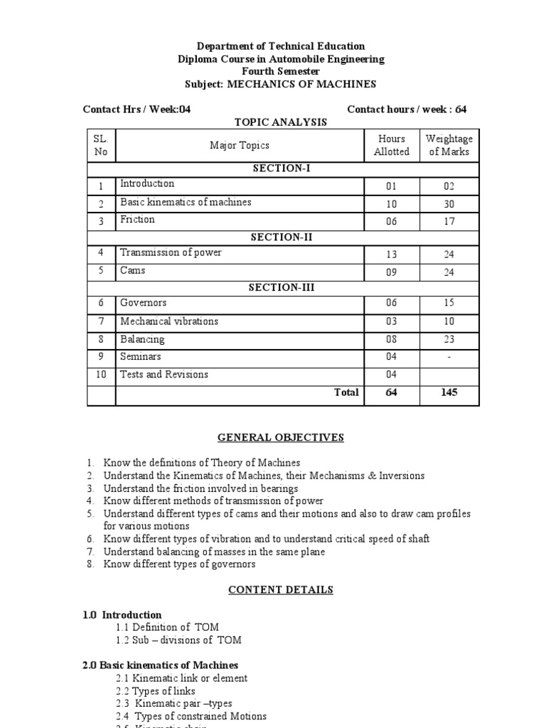 Mechanics of Machines | PDF | Belt (Mechanical) | Kinematics