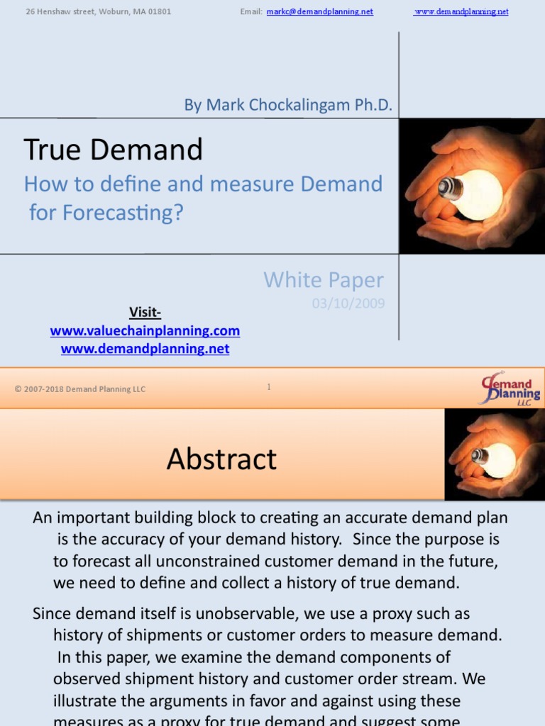 True Demand Planning - Valtitude | PDF | Inventory | Economic Equilibrium