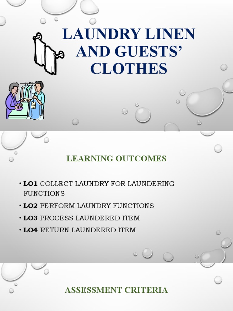 Laundry Linen and Guest Clothes | PDF | Washing Machine | Clothes Dryer