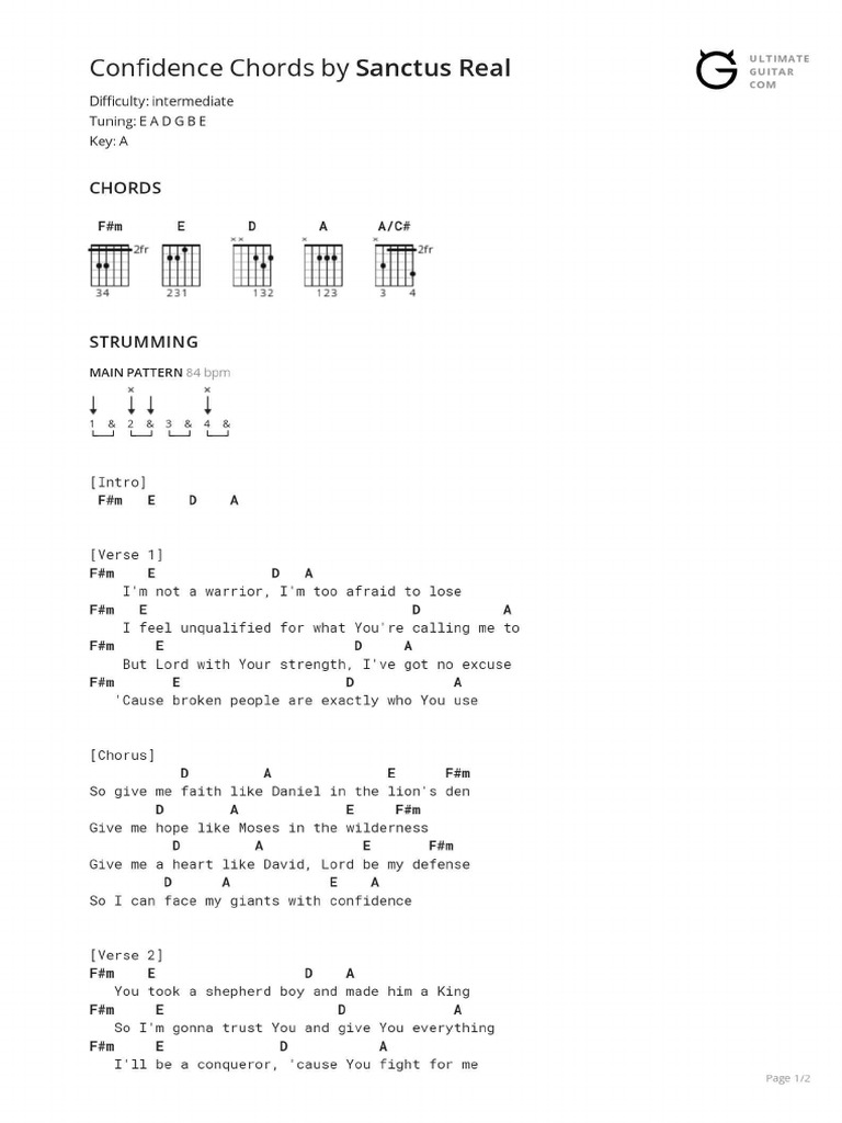 Confidence Chords | PDF