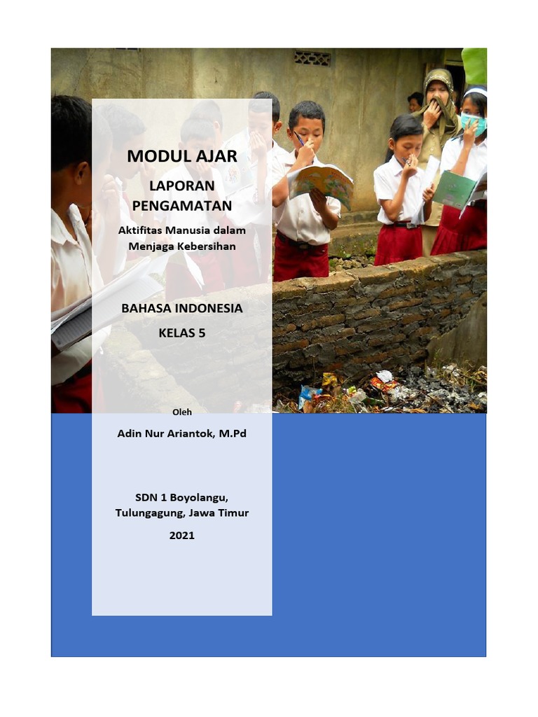 Laporan Hasil Pengamatan Aktifitas Masyarakat dalam Menjaga Kebersihan Lingkungan | PDF