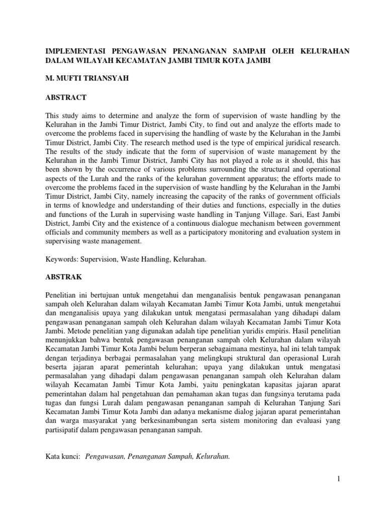 Jurnal Mufti | PDF | Ilmu Sosial | Griya & Taman