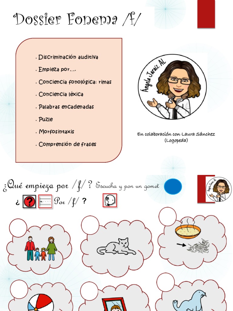 Fonema F | PDF | Habla | Comunicación oral