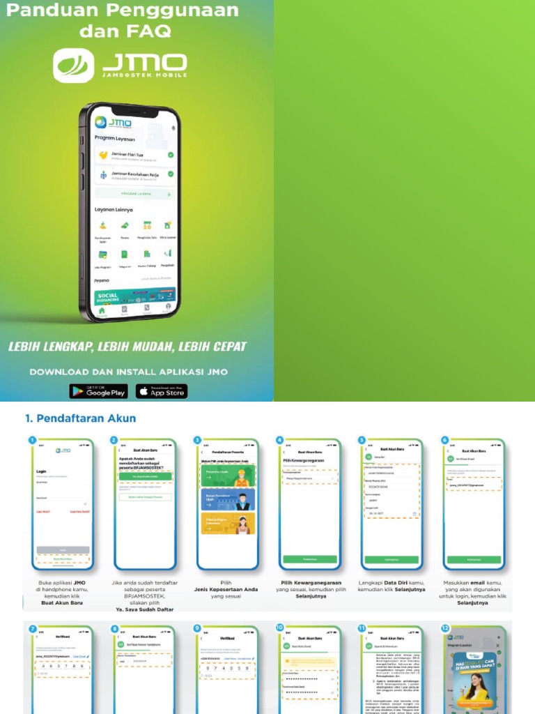 Panduan Penggunaan JMO | PDF