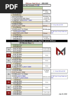 2024 2025 Bell Schedules | PDF
