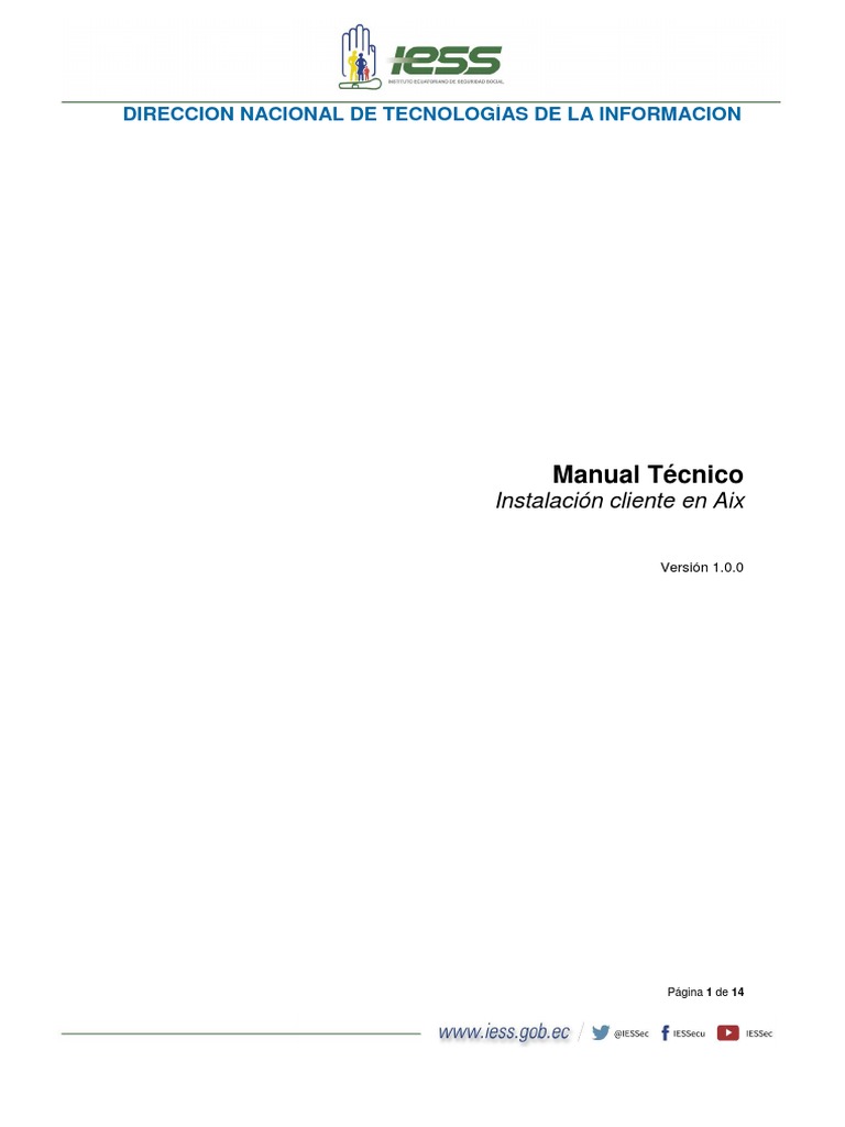 Manual Técnico TSM AIX | PDF | Servidor (Computación) | Computación de 64 bits
