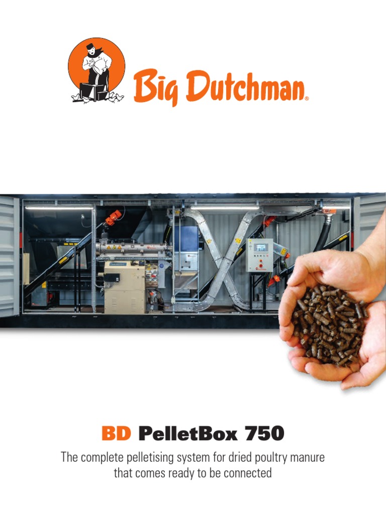 Pelletbox 750: The Complete Pelletising System For Dried Poultry Manure ...