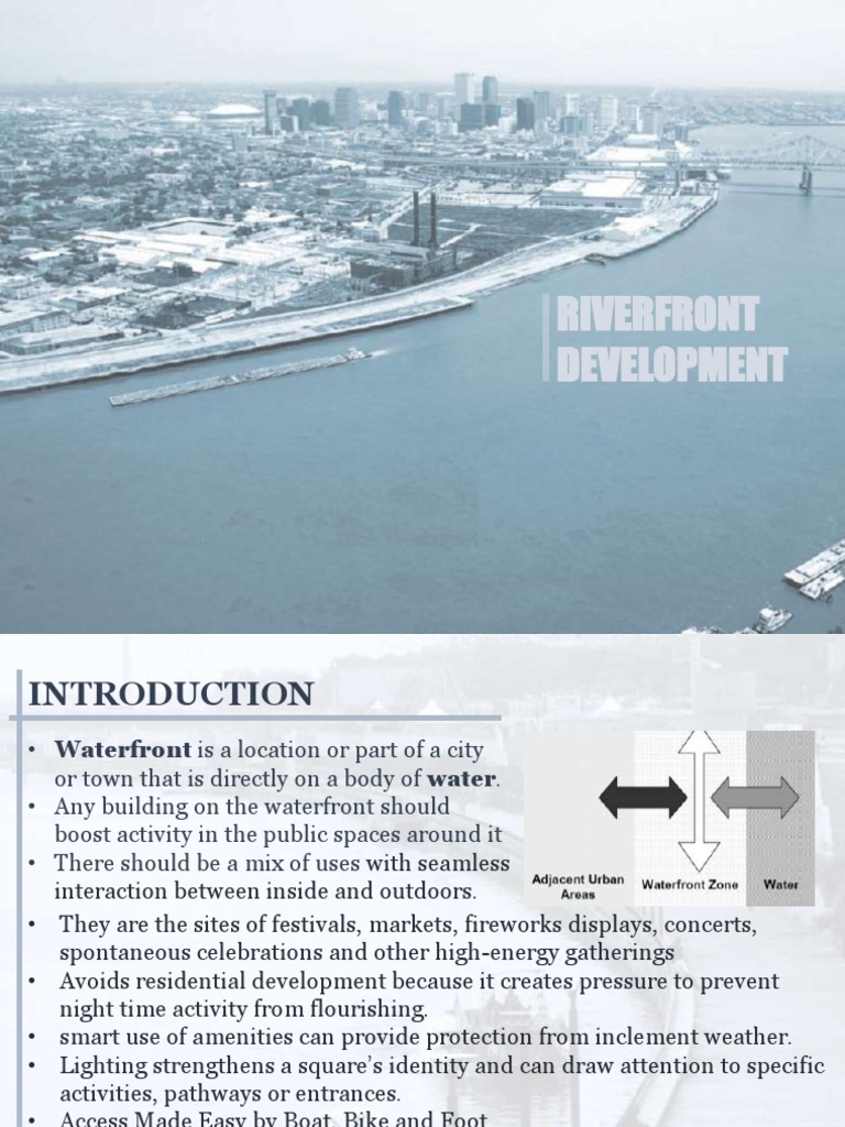 Riverfront Development | PDF | City | Water