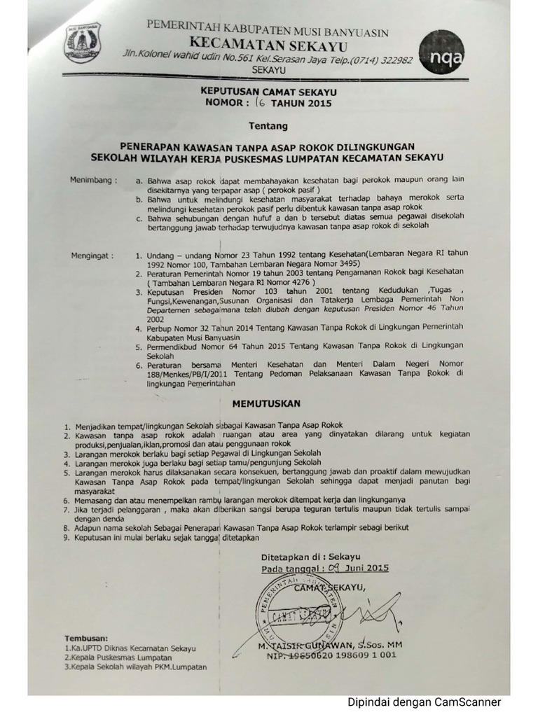 Berkas Deklarasi KTR | PDF