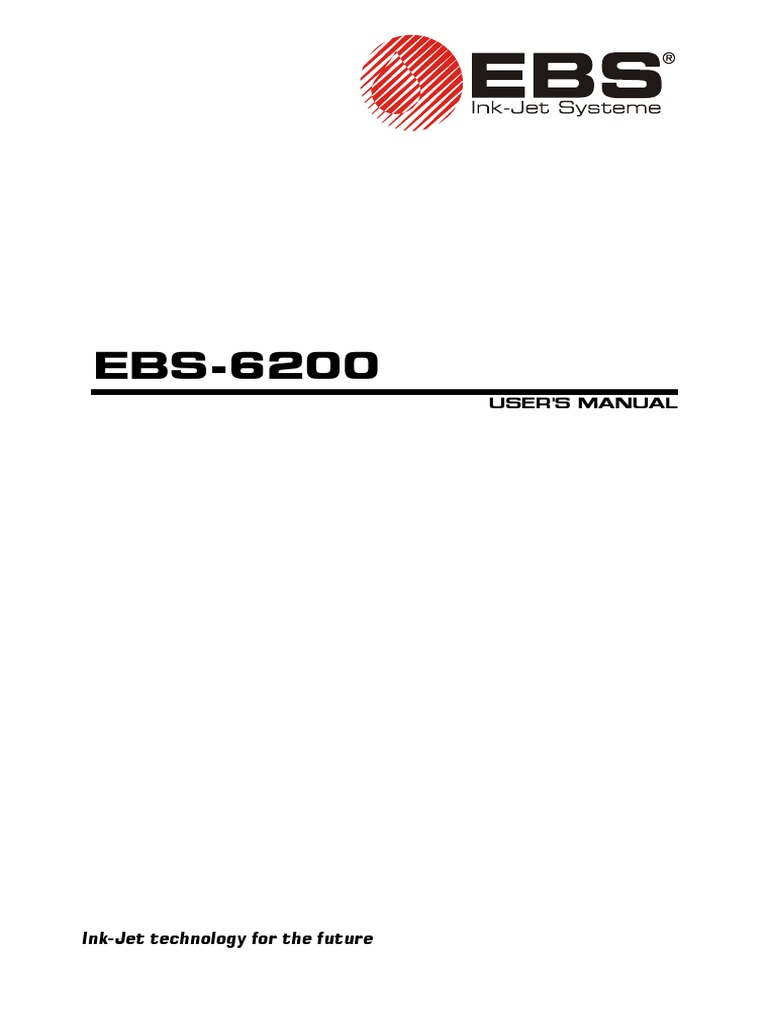 Ebs-6200 User's Manual | PDF | Printer (Computing) | Ac Power Plugs And Sockets